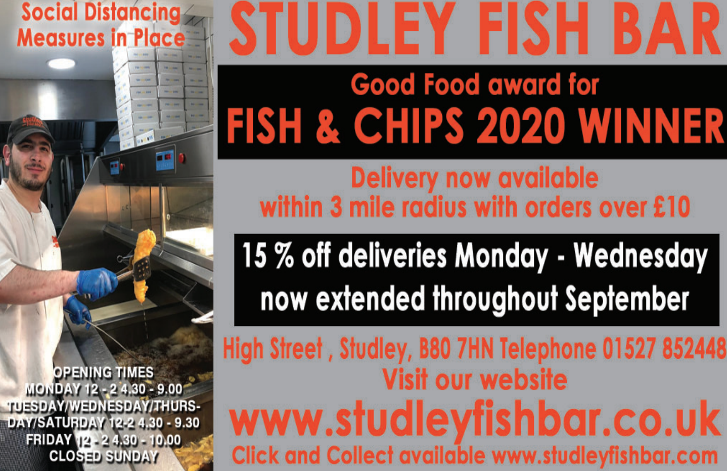 REVIEW: Studley Fish Bar - The Redditch Standard