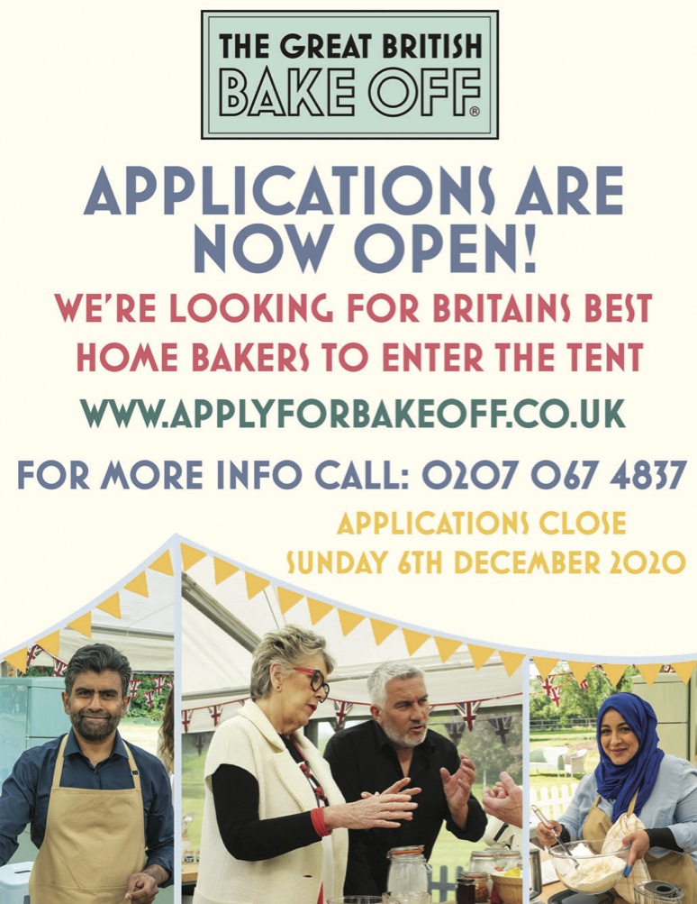 READY, SET, BAKE - Apply for The Great British Bake Off 2021 - The ...